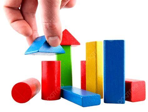 Wooden Building Blocks Rectangle Joy Geometric Stack PNG Transparent