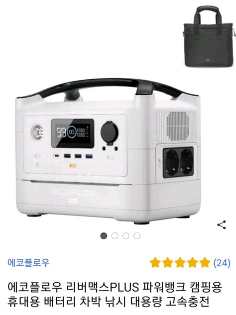 파워뱅크 에코플로우 리버맥스 플 당근 중고거래