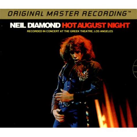 Neil Diamond Hot August Night Gold Cd Usa Double Cd Udcd2 584 Hot