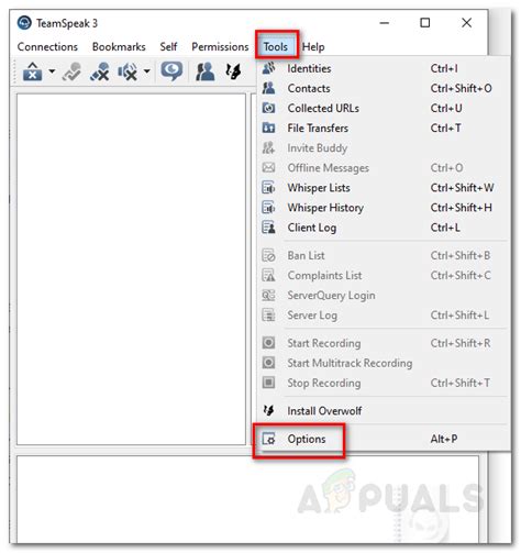 How To Fix The TeamSpeak Push To Talk Feature Not Working Appuals Com