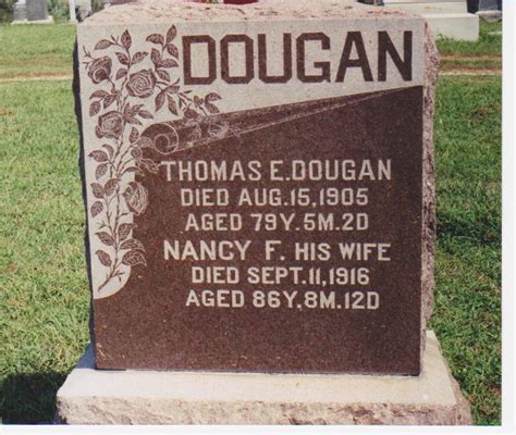 Thomas Edward Dougan 1826 1905 Find A Grave Memorial
