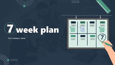 7 Week Plan Powerpoint Ppt Template Bundles Ppt Slide