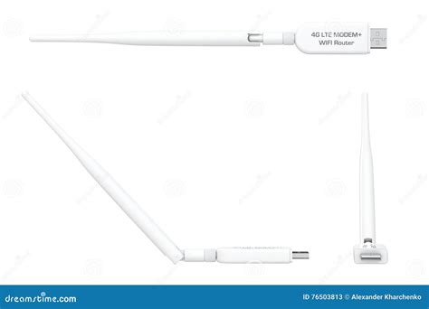 Wireless USB G G Modem D Rendering Stock Illustration Illustration Of Peripheral Drive