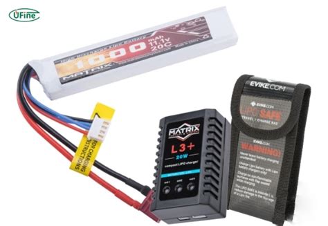 11 1v lipo battery airsoft power and speed upgrade