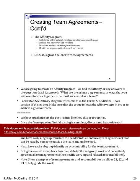 Executive Team Building PPT Slide Deck