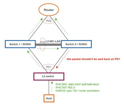 Ipv6 Rs And Ns Packets Icmpv6 Type 133 And 135 Create A Loop In L2 Mc Lag Scenario · Issue 1253