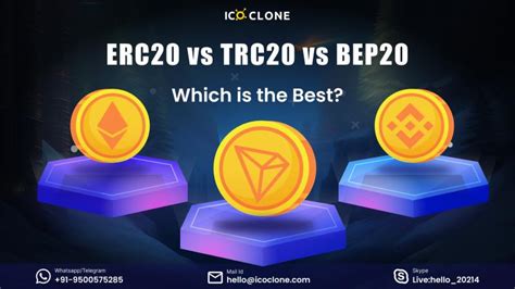 Erc20 Vs Trc20 Vs Bep20 Know The Difference Before Creating Tokens Icoclone