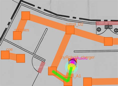 Robots Cannot Move Into The Mutex Group 705 Open Rmf General Open Robotics Discourse