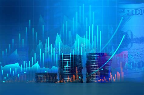 Sack Of Metallic Coins And A Chart With Growing Rates High Income In