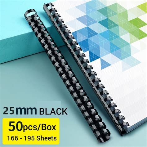 Box Binding Comb Plastic Comb Binding Rings Binding Comb Ring Comb Binding Black Color