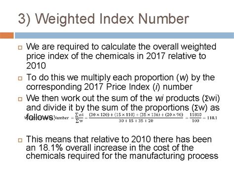 Index Numbers For Time Series Ccea Gcse Statistics