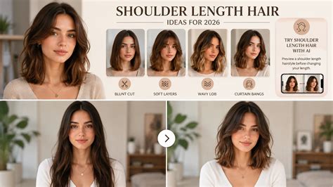 Shoulder Length Hair For Salons And Beauty Teams 2026 Ai Preview Use