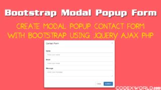 How To Load Dynamic Content In Bootstrap Modal CodexWorld