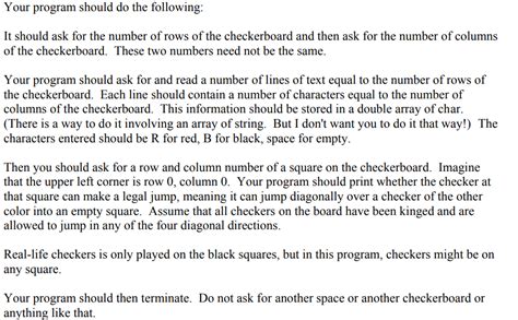 Solved Your Program Should Do The Following It Should Ask