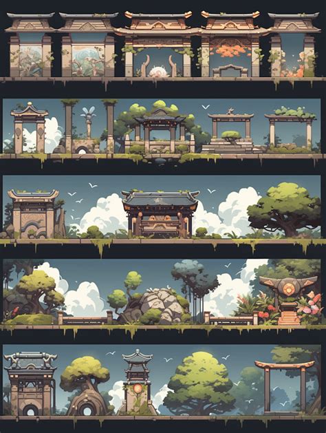 横版2d场景素材 28