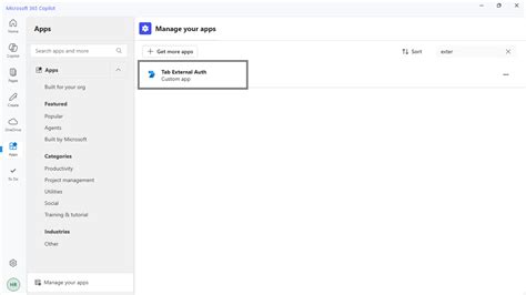 Tab External Auth C Code Samples Microsoft Learn