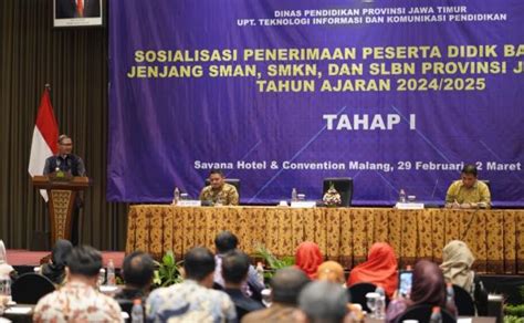 kepala dindik jatim peringatkan operator sekolah jangan main main