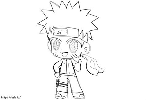 Chibi Naruto Coloring Pages Naruto Shippuden Characters Coloring Pages