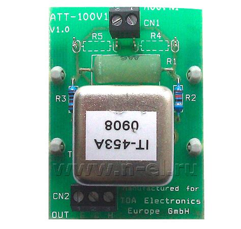 ATT-100VI TOA аттенюатор для линий громкоговорителей 100В купить в ...