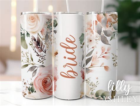 Sublimation Template Wedding Tumbler Bride Tumbler Wrap Floral Tumbler Design Wedding Theme For