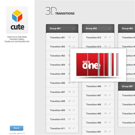 cute slider 3d and 2d html5 image slider by averta codecanyon