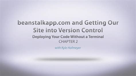 Use Beanstalk To Get Your Site Into Version Control Drupal 7