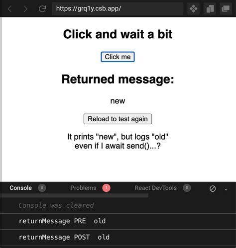 Javascript React Custom Hook Can T Get An Async Function Stack Overflow