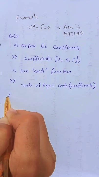 Matlab And Nonlinear Equation Youtubeshorts Ytshorts Shorts Matlab