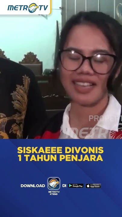 Siskaeee Divonis 1 Tahun Penjara #shorts - YouTube