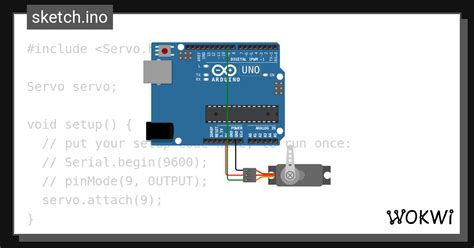 Servotest Wokwi Esp32 Stm32 Arduino Simulator