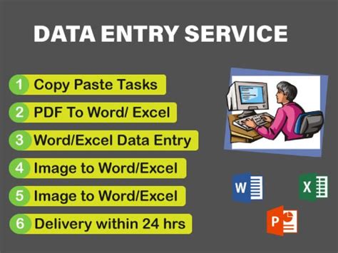 data entry copy paste typing data collection convert pdf to word