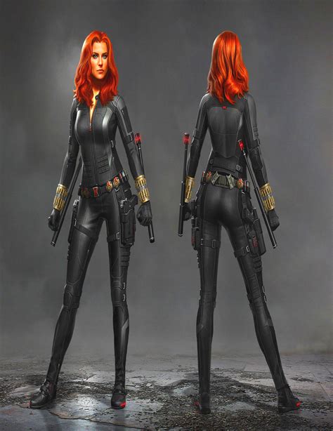 Marvel's Avengers Black Widow (Front and Back) by Brad1009 on DeviantArt