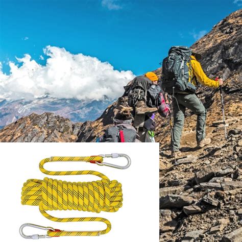 Climbing Rope Safety Rope High Strength 12mm 20m O Grandado
