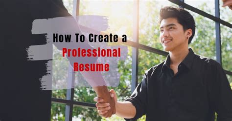 How To Create A Professional Resume BigDomain My Malaysia Domain SEO
