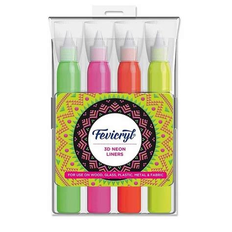 Multicolor Acrylic Fevicryl Neon Color Combo Box 4X99 At 297 In Faridabad