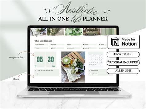 Notion Template Notion Planner Habit Tracker Travel Planner Daily Planner Digital Planner