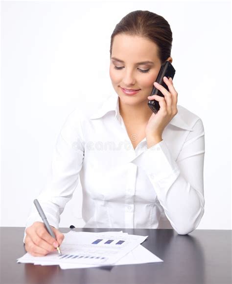 Cute Business Woman Stock Photo Image Of Closeup Color