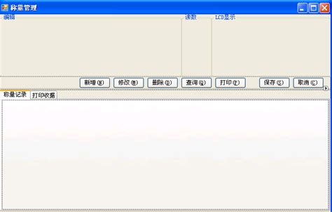 地磅称量系统之 10~11 设计用户操作数据的界面控件布局 称量系统界面 csdn博客