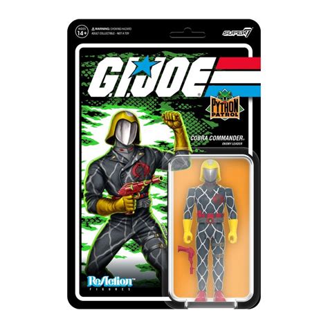 G I Joe ReAction Figures Wave Python Patrol Cobra Commander In Cobra Commander