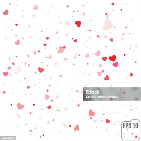 하트 색종이가 있는 빨간색 배경의 벡터 일러스트레이션 계절에 대한 스톡 벡터 아트 및 기타 이미지 계절 기념일 날기 Istock