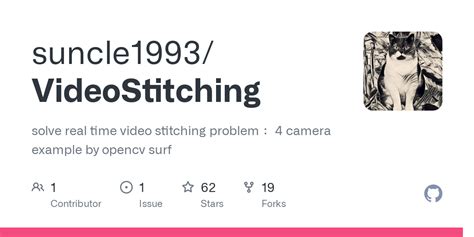 GitHub Suncle VideoStitching Solve Real Time Video Stitching Problem Camera Example By