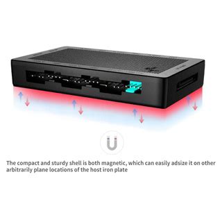 DeepCool SC790 ARGB And PWM HUB 6 Ports For Addressable RGB Lighting With PWM Case Fan Hub