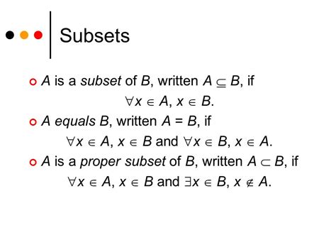 Basic Definitions Of Set Theory Lecture 23 Section 5 1 Mon Feb 21 Ppt