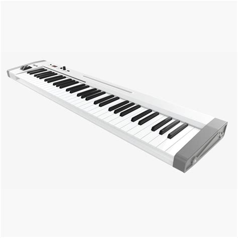 Master 61 Key Midi Keyboard 3d Model Download Musical Instruments On