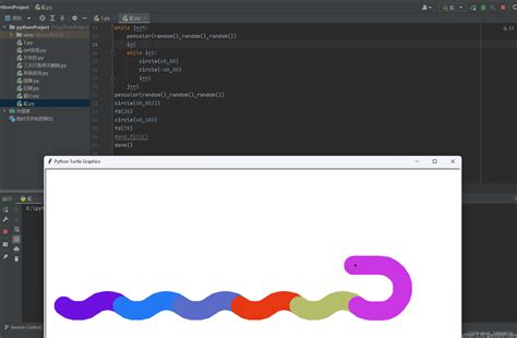 Python之随机颜色的蛇python蟒蛇随机彩色 Csdn博客