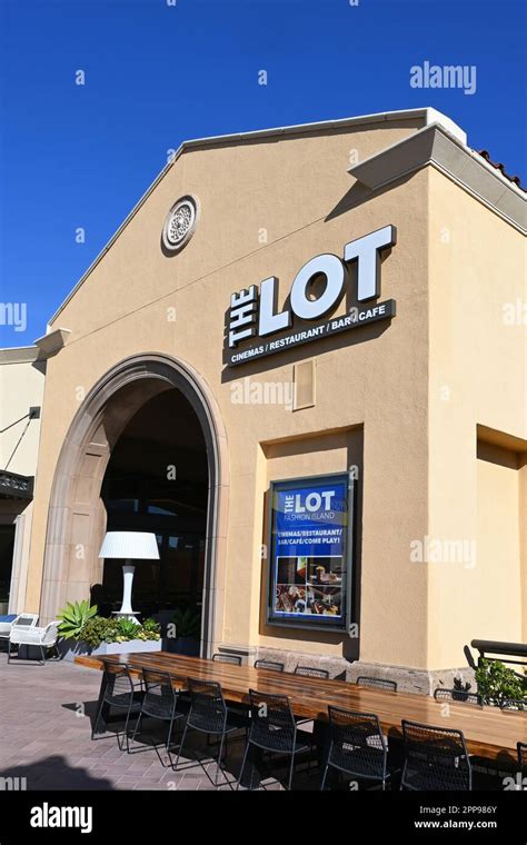 Newport Beach California 22 Apr 2023 The Lot A Movie Theater With