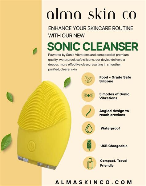 Alma Skin™ Ultra Glow Sonic Cleanser Alma Skin Co