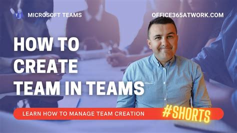 Ways To Create A Team In Microsoft Teams YouTube