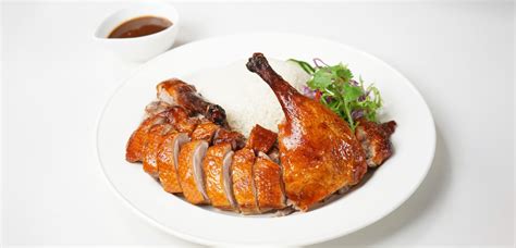 Bebek Peking Dengan Nasi Hainan Ufs