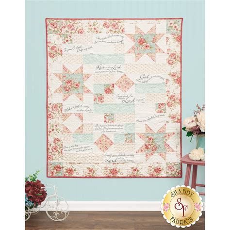 Comfort Of Psalms Quilt Kit Muse Shabby Fabrics